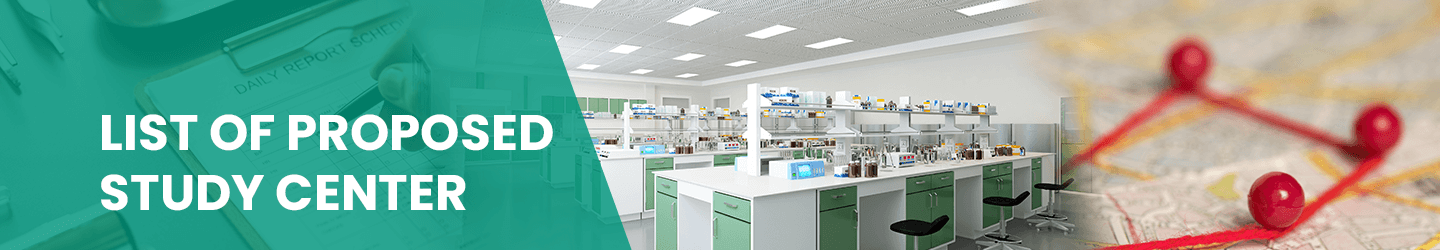 List of Proposed Study Center